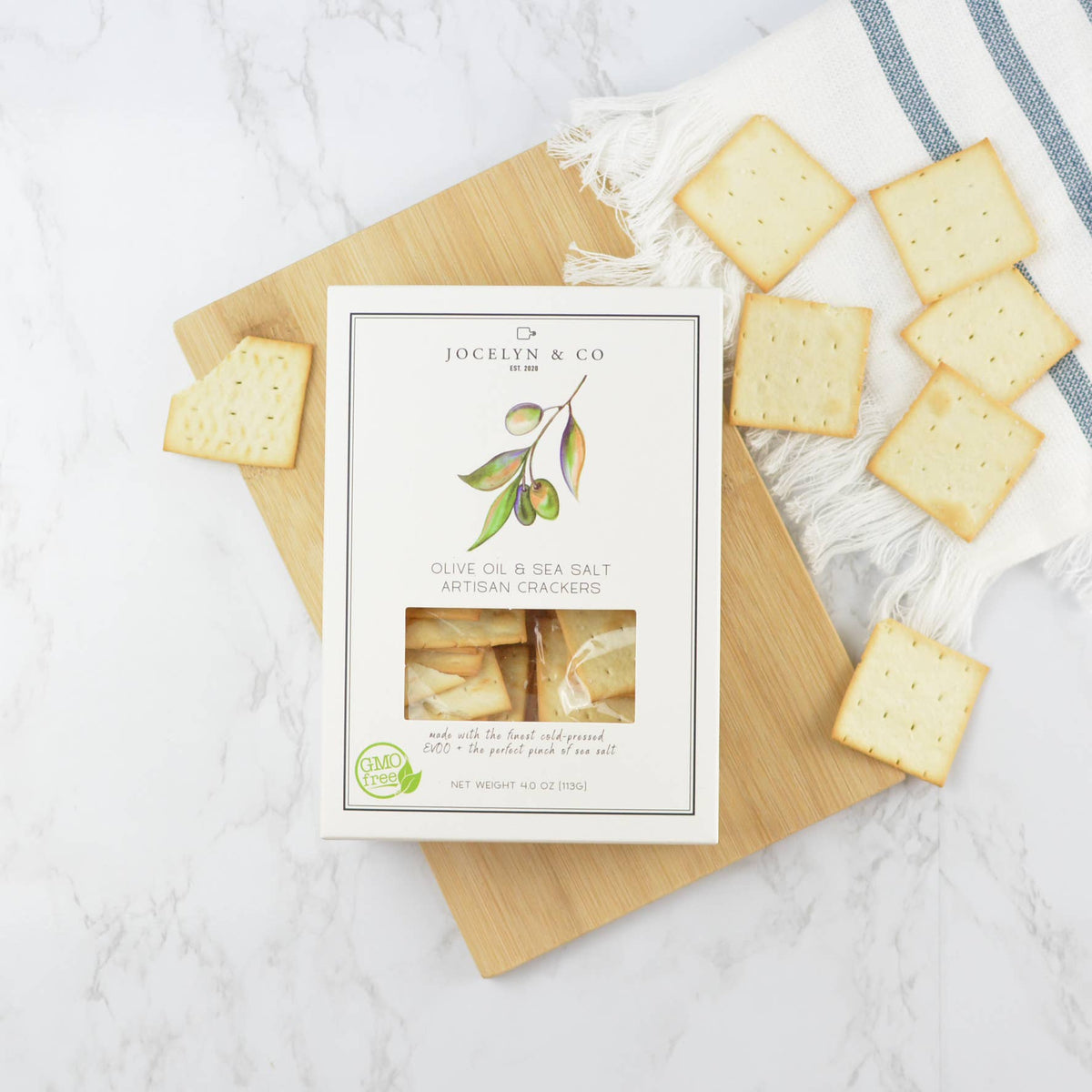 Olive Oil & Sea Salt Crackers – the arbor