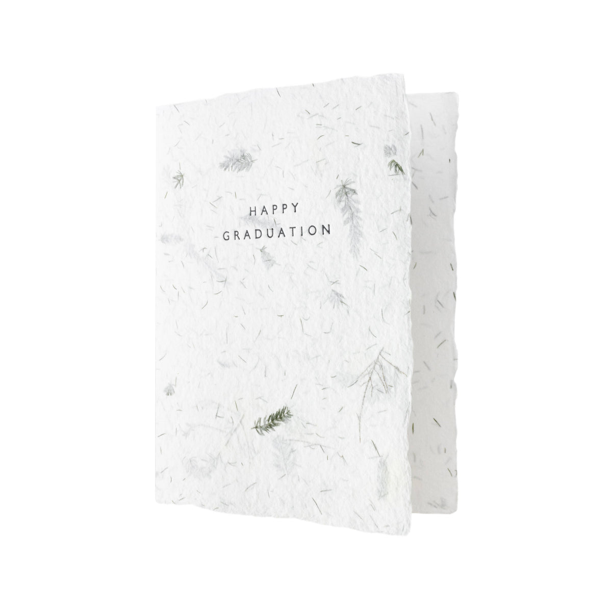graduation fern greeting Handmade Paper Letterpress Card – the arbor